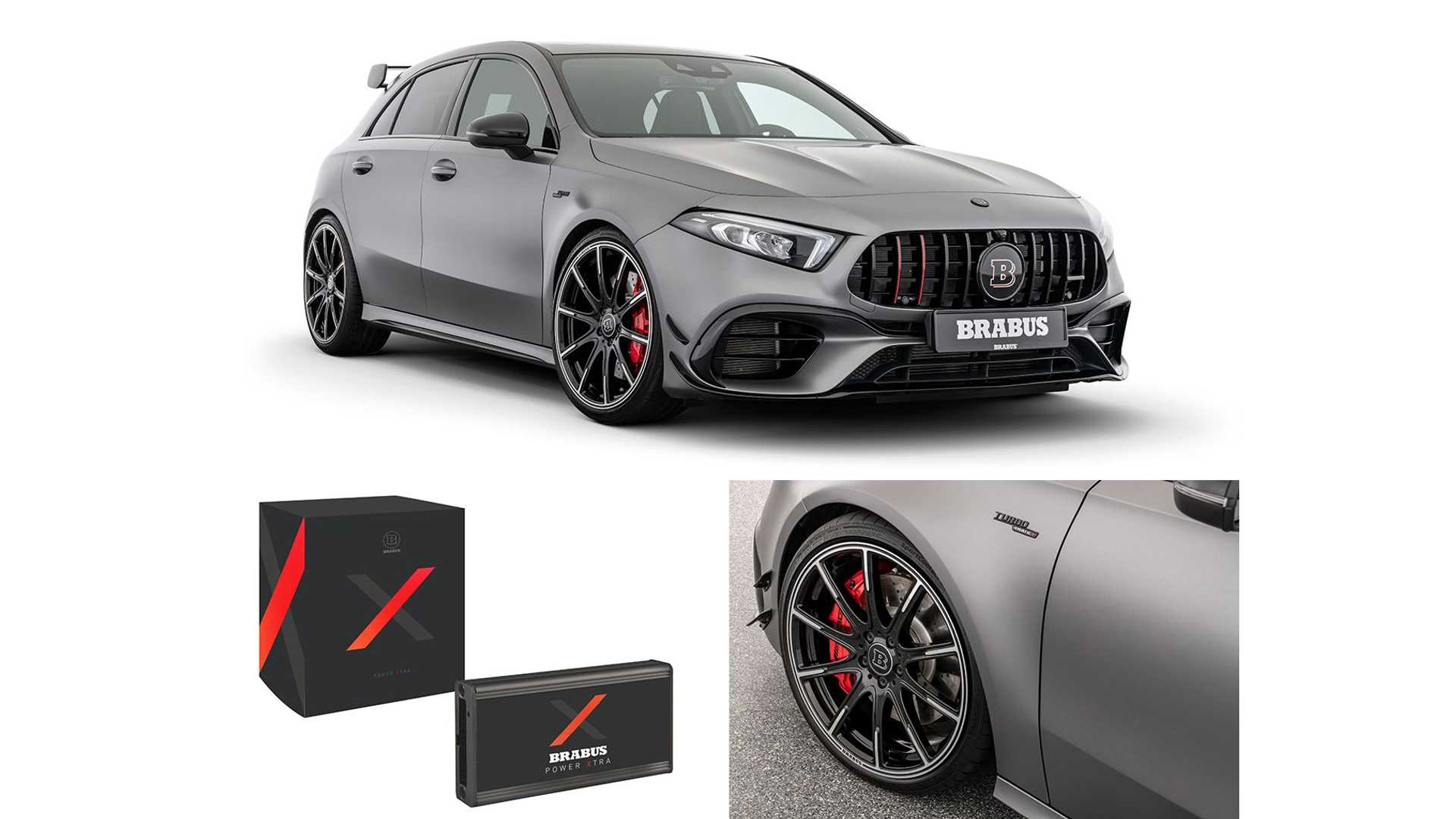 El Mercedes-AMG A45 S obtiene 444 CV mucho más con el refuerzo del kit ...