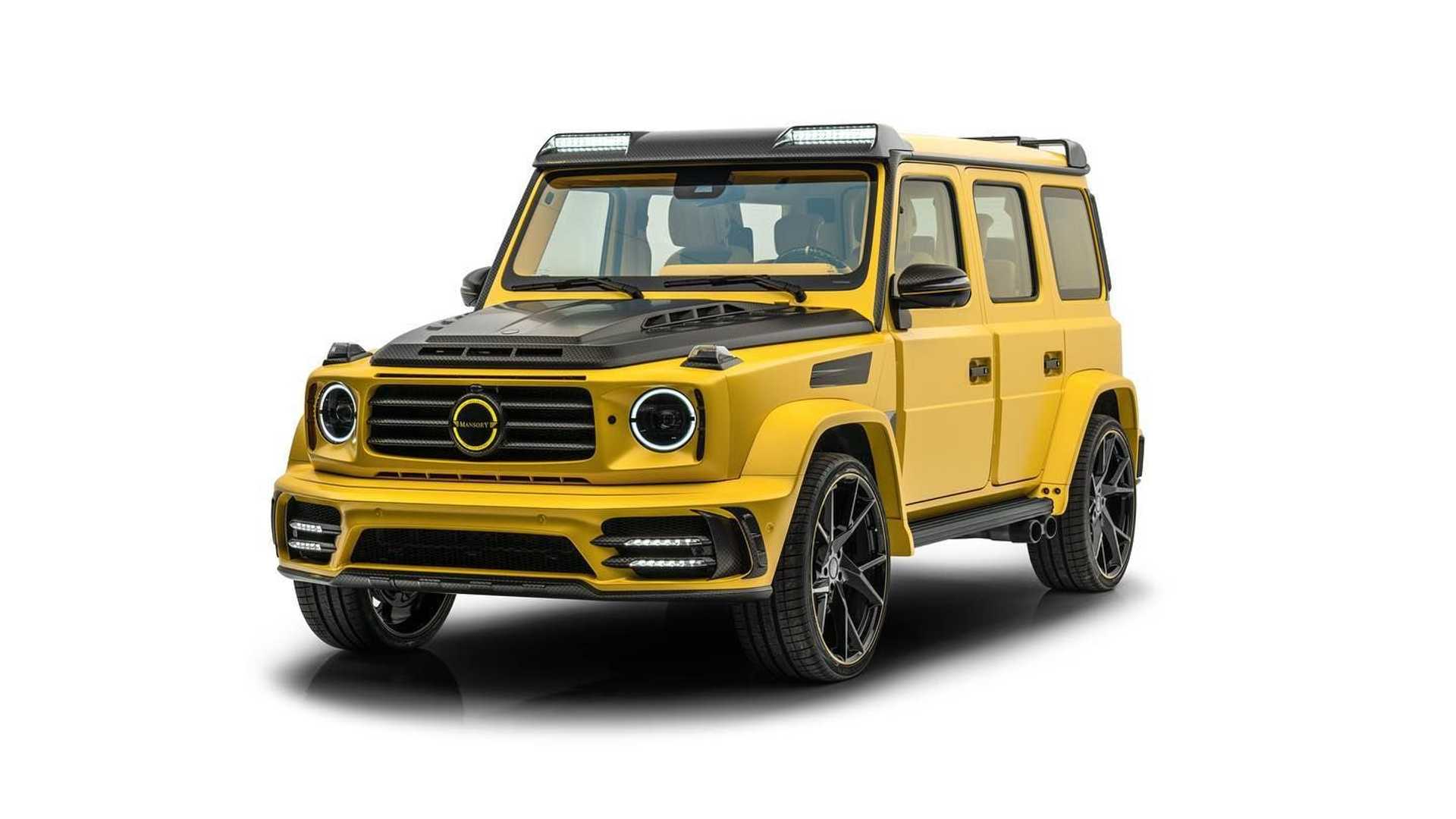 El nuevo color banana de Mansory Mercedes-AMG G63 regresa locos a los ...