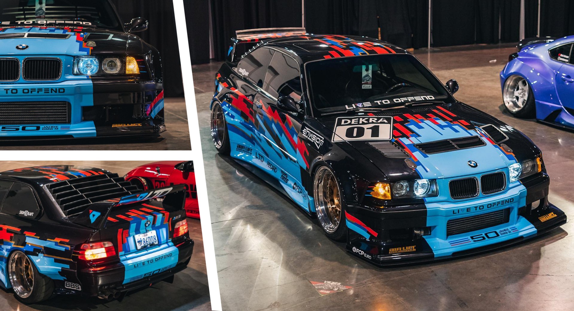 Este BMW M3 E36 de fuselaje ancho sintonizado parece más loco que un ...