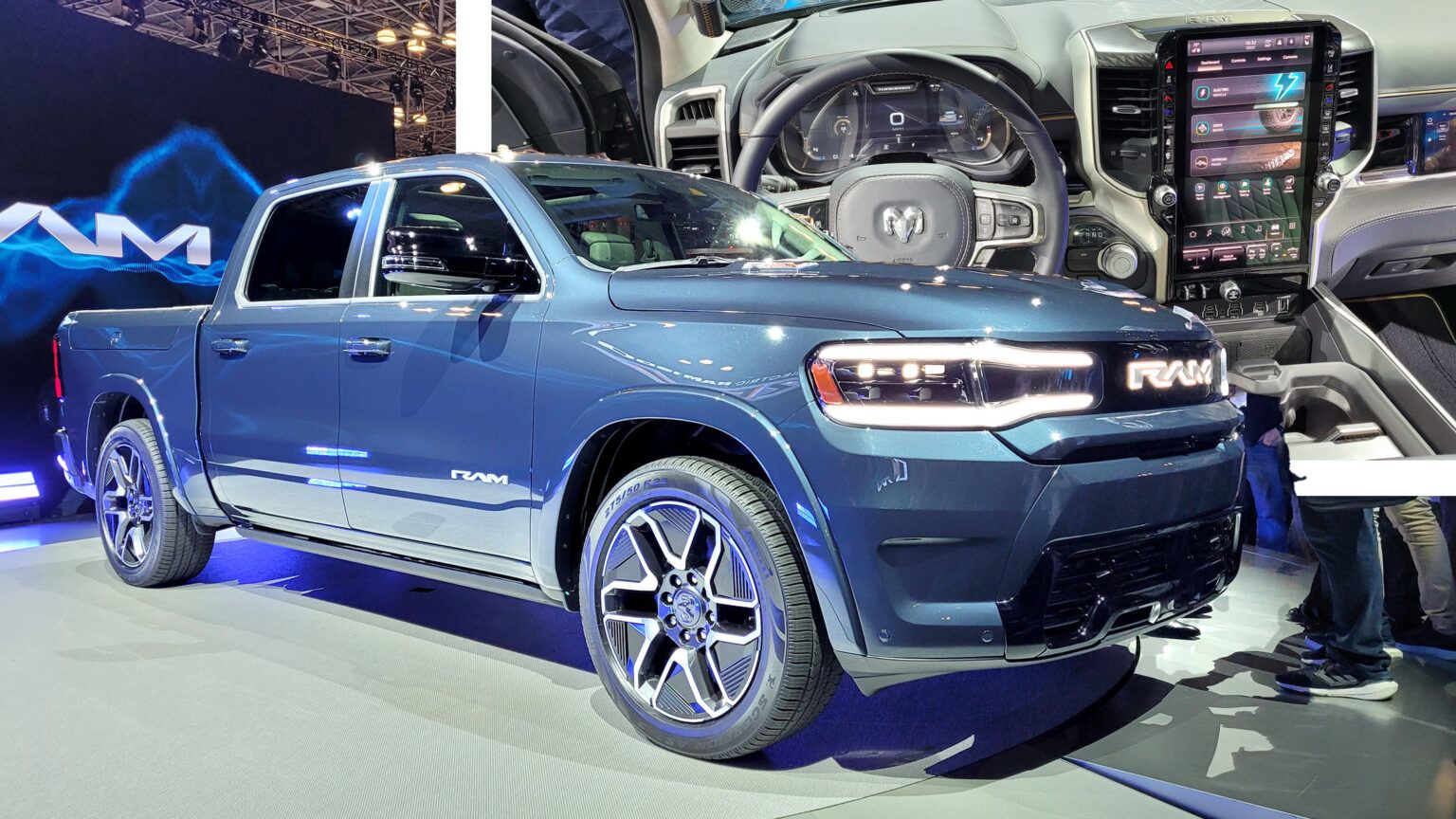 La Ram 1500 REV 2025 ofrece una autonomía de hasta 500 millas gracias a ...